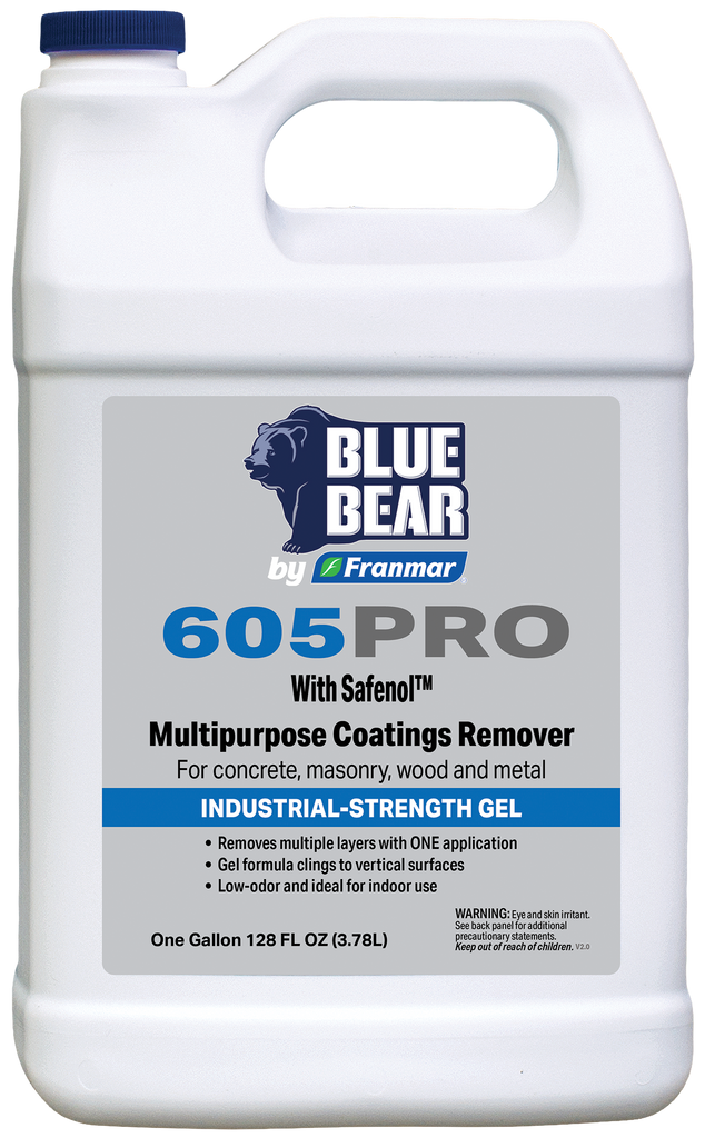 BLUE BEAR® 605PRO: Safenol™ PRO Multipurpose Coatings Remover – Franmar ...