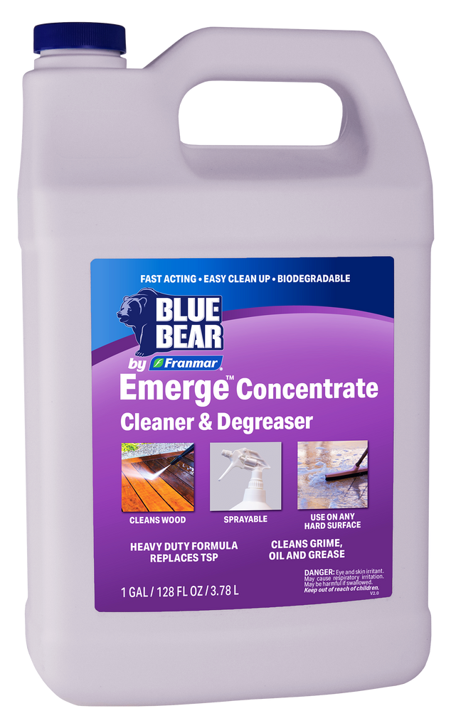 BLUE BEAR® Emerge™ Concentrate Cleaner and Degreaser – Franmar, Inc