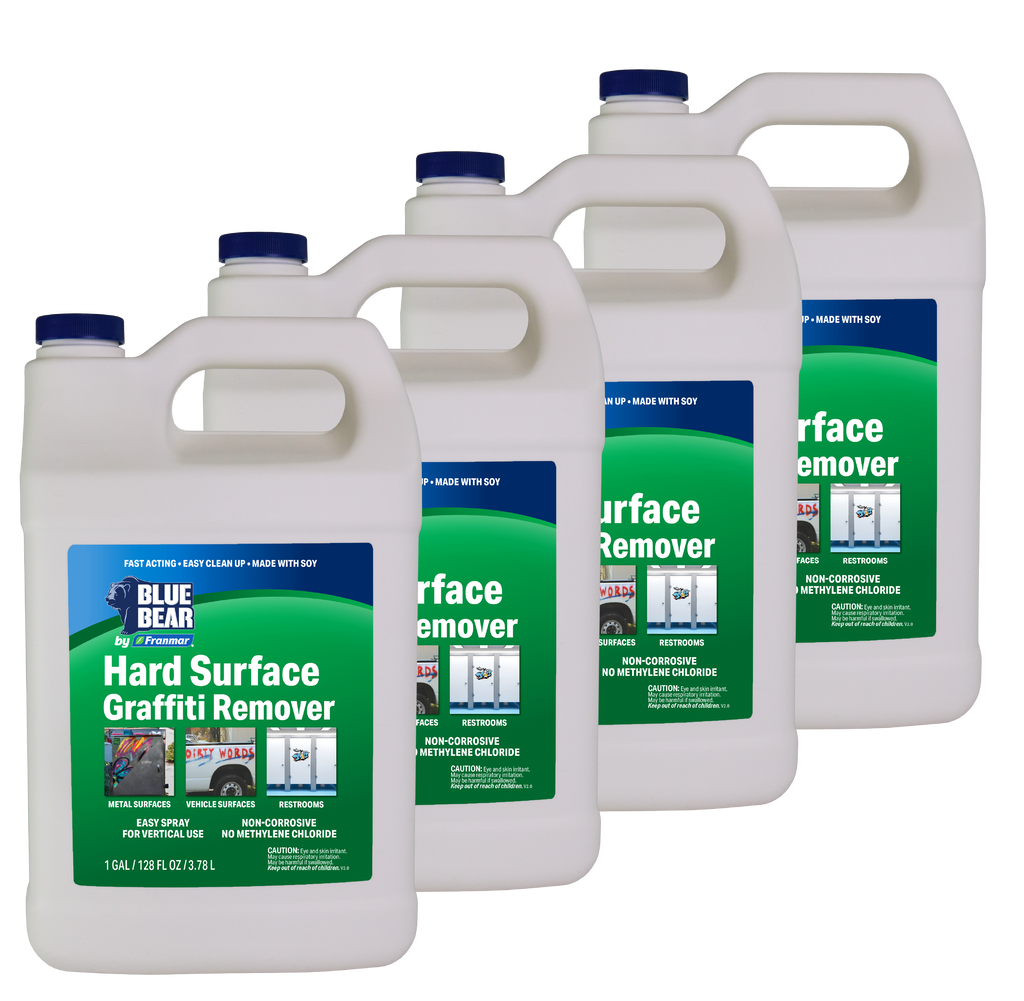 BLUE BEAR® Hard Surface Graffiti Remover – Franmar, Inc