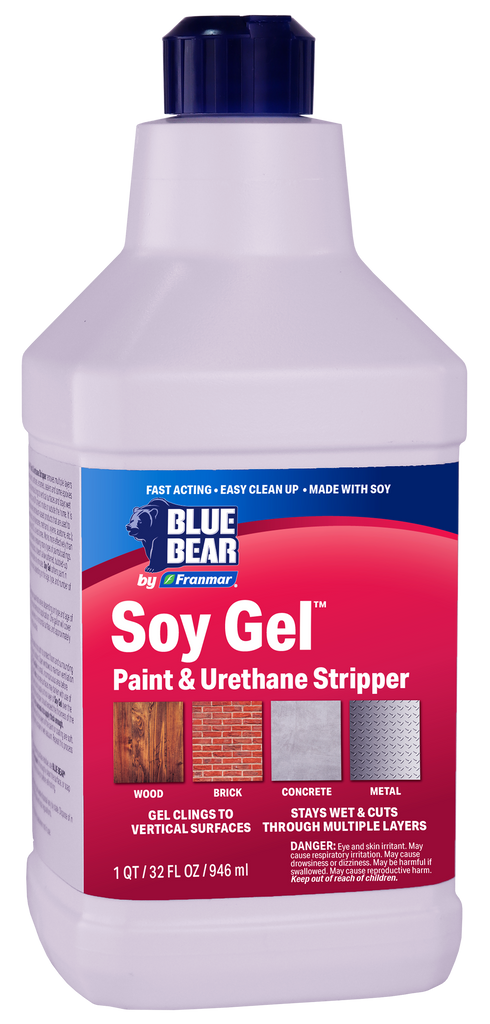 BLUE BEAR® Soy Gel™ Paint & Urethane Stripper – Franmar, Inc